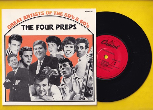 The Four Preps 45rpm ep AUSEP 104- ft 26 Miles,Big Man,More Money,Down ...