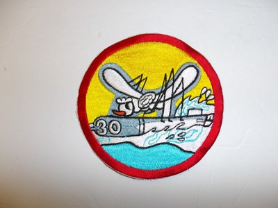 b2083 WW2 US Navy PT patch Patrol Motor Torpedo Boat Squadron Ron 30 ...