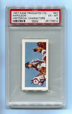 1957 Kane Products Historical Characters 47 Napoleon PSA 6 EX-MT Pop 1 ...