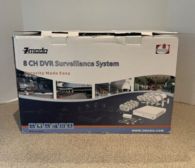 Zmodo 8 CH DVR Surveillance System New Open Box | eBay