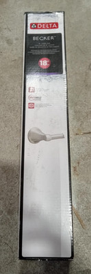 NEW Delta Becker 24 Brushed Nickel Towel Bar - Spotshield Finish ...