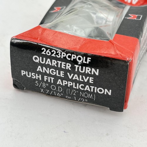 Keeney 2623PCPOLF Quarter Turn Angle Valve 5/8 OD X 1/2 FIP Lot 2 ...