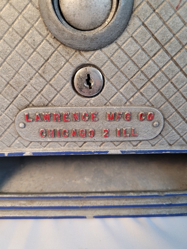 Vintage Working Lawrence Manufacturing Co Gum Penny Vending Machine ...