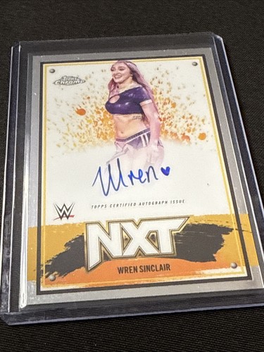 2025 Topps Chrome WWE - Nxt Autographs #NXT-WSC Wren Sinclair (AU) | eBay