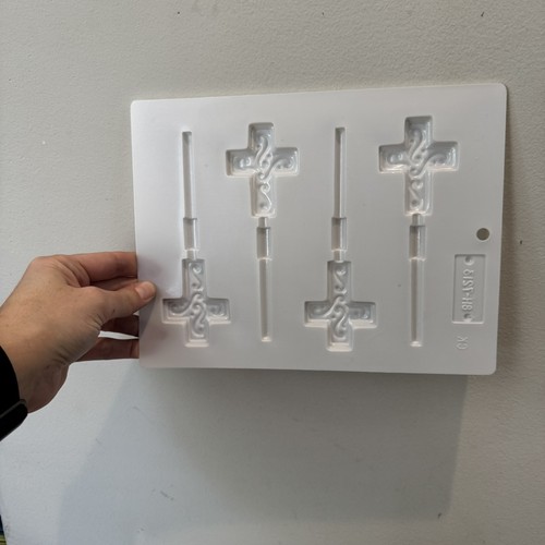 Set Of 2 Candy / Chocolate Molds / Religious/ Cross / Religion / Easter ...