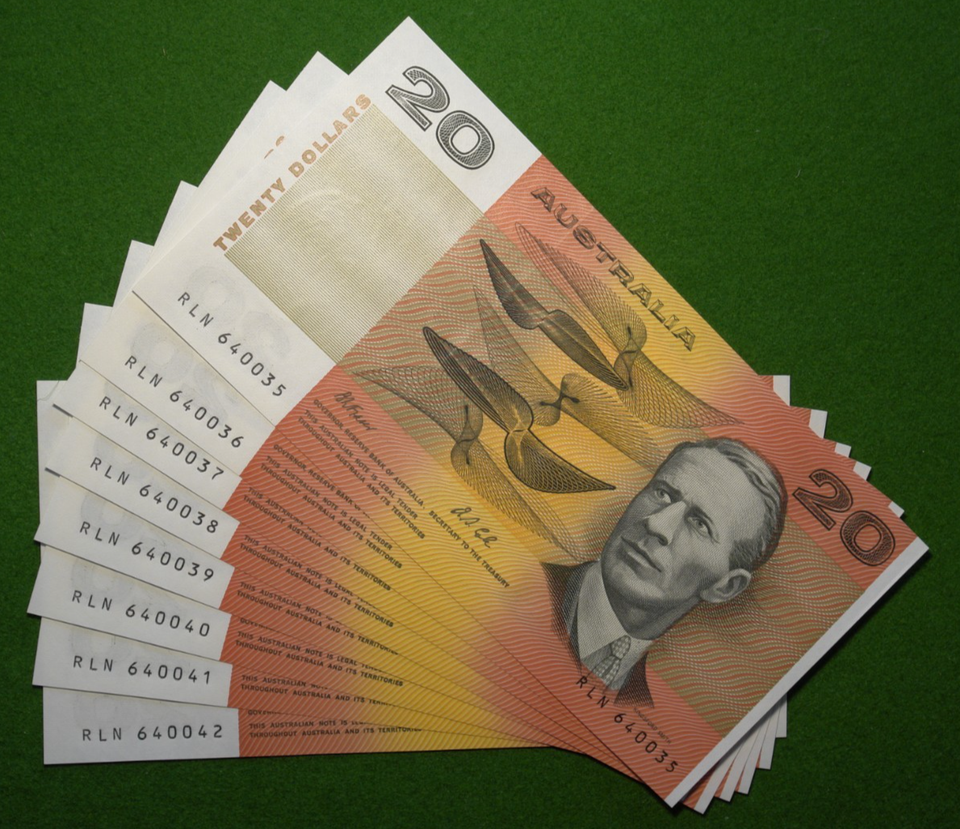 1991 Australian $20 Paper Bank Note - Fraser /Cole - RLN 640046 ...
