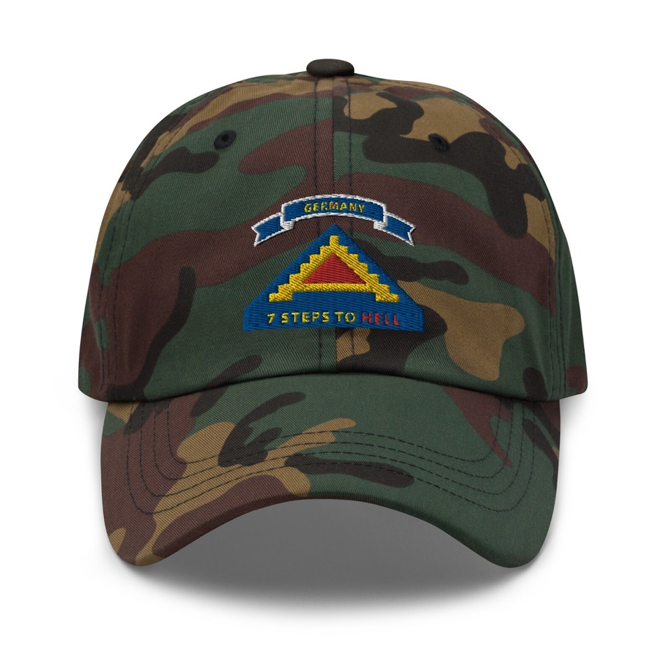 Dad hat - Army - 7th United States Army w 7 Steps Hell w Scroll | eBay