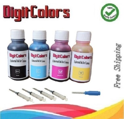 INK Cartridge Refill kit for Canon PG243 & CL244 PG-245 CL-246 XL w ...