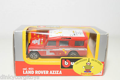 BBURAGO BURAGO 4131 LAND ROVER AZIZA RED RALLY MINT BOXED. | eBay