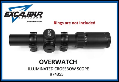 EXCALIBUR Crossbow OverWatch Illuminated 2-5x30 Crossbow Scope #74355 ...