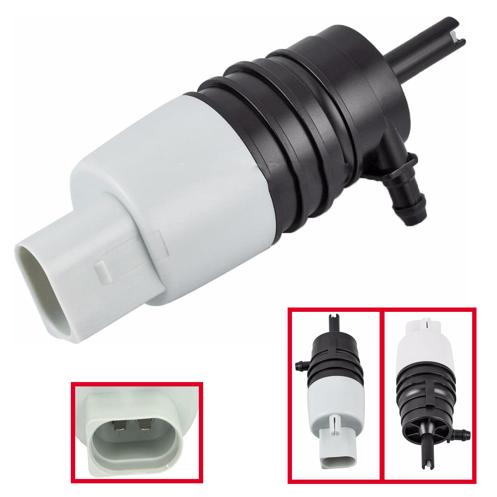 Pompe de Lave Glace Avant prévu pour MERCEDES-BENZ CLASSE C Décapotable ...