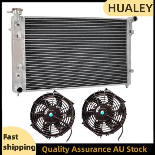 3Row Aluminum Radiator +FAN For Aftermarket Holden Commodore VY/V6 2002 ...
