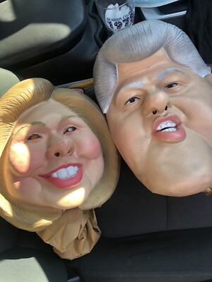 vintage 1997 bill & hillary clinton Halloween Costume Comedy ...