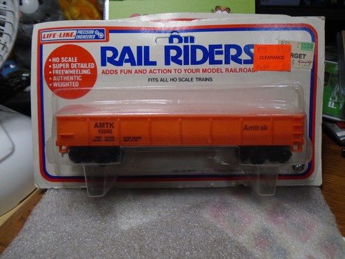 Life-Like Precision Engineered Rail Riders AMtrak HO Scale | eBay