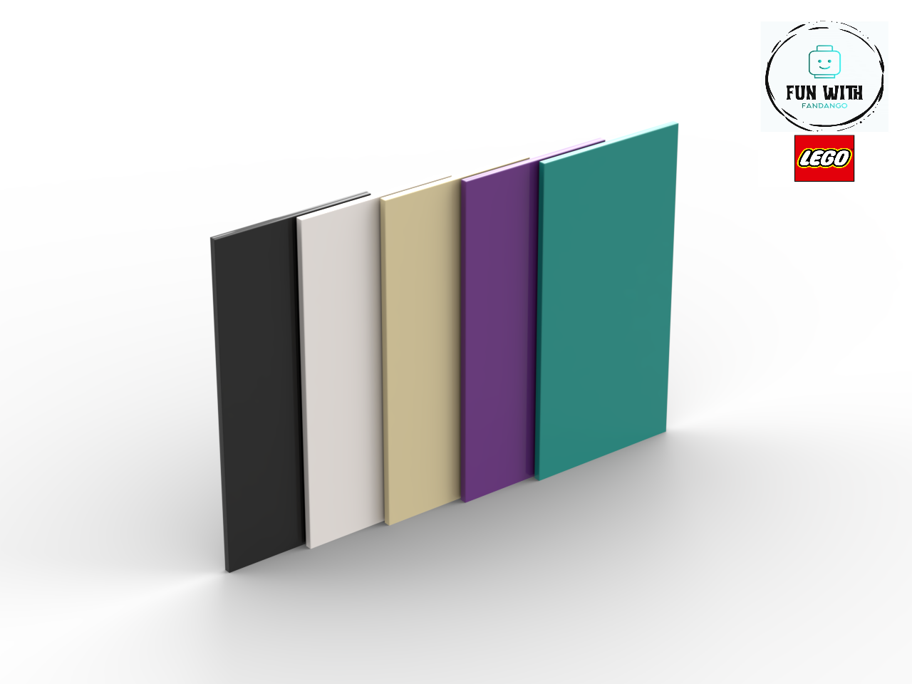 LEGO (90498) 8 x 16 Flat Tile Plate - Lots of Colours - Brand New ...