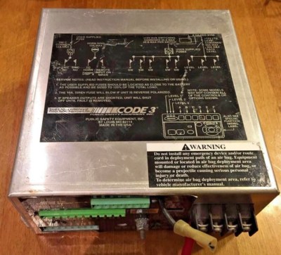 CODE 3 model PSE 3999RLS amplifier | eBay