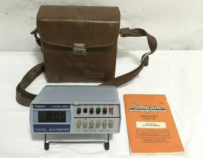 Multimeters - Simpson Digital Multimeter Model