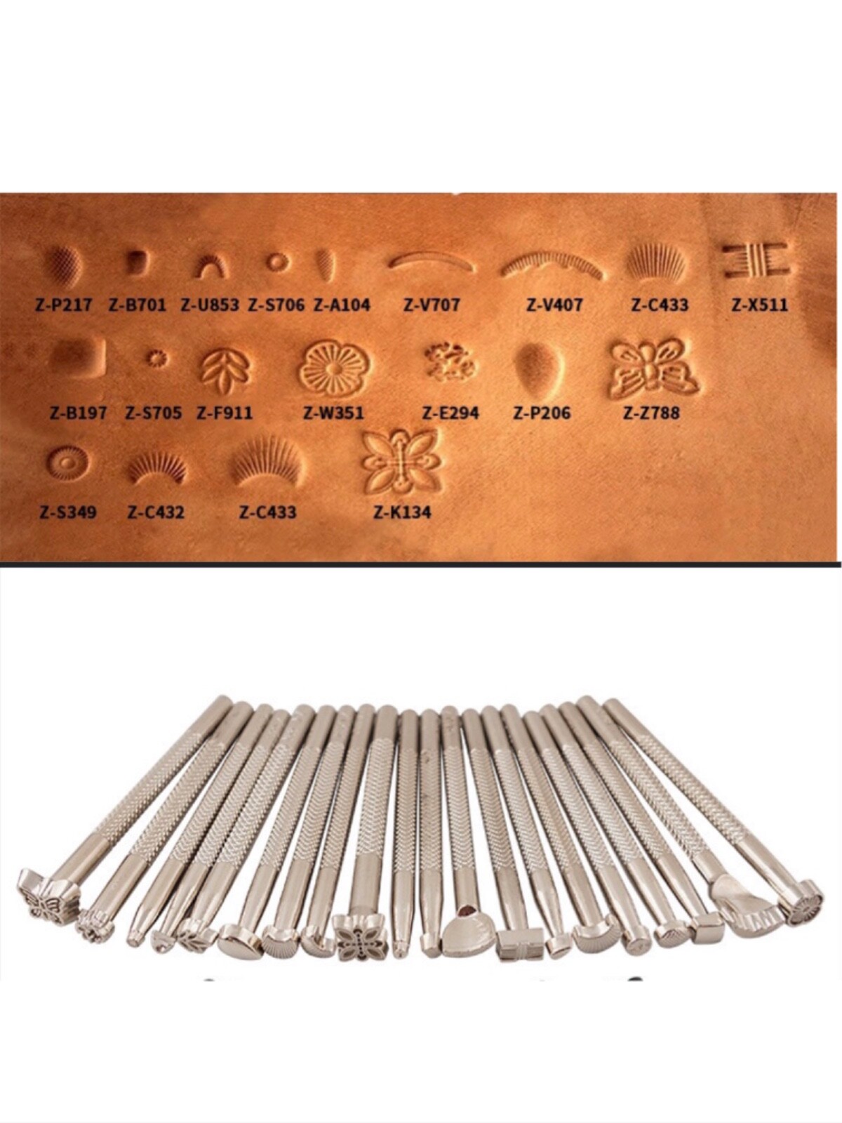 20 Pcs Watch Strap Leather Engraving Stamping Tool Kit (20 styles) | eBay