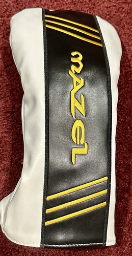 Mazel Premium Driver Head Cover - White, Black & Yellow | eBay
