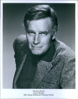 Actor Charlton Heston Grand Marshall 60Th Annual Hollywood Parade 8X10 ...
