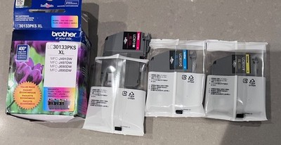 Genuine Brother LC-3013 XL Ink Cartridge Combo-for MFC-J491DW J497DW ...