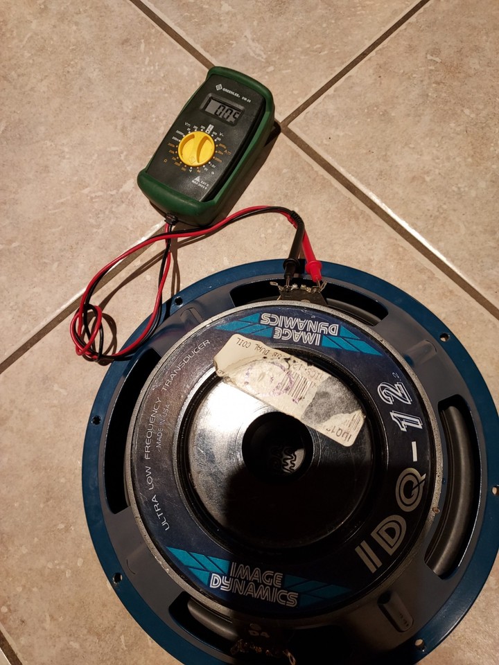 IDQ12 Image Dynamics 12" 500 Watts Max RMS Dual D4-Ohm .old School one ...