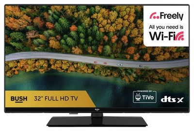 Bush 32 Inch TV SMART 1080p Full HD TV 32FT25CB HDR LED Freely TV | eBay UK