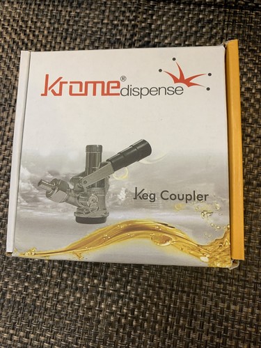 New Krome Dispense C737 Keg Coupler D System Brass Body & Probe Pull ...