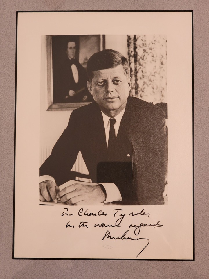 *AUTHENTIC* John F. Kennedy 100% PSA HAND SIGNED Official Portrait AS ...