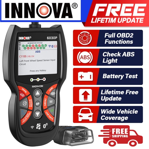 INNOVA 6030P Engine ABS Car OBD2 Scanner Automotive Diagnostic Scan ...