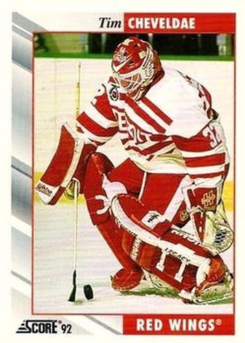#275 Tim Cheveldae - Detroit Red Wings - 1992-93 Score USA Hockey | eBay