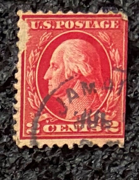 2c US George Washington Vintage Rare 1920 US 2 Cent Stamp Sc# 526 USED ...