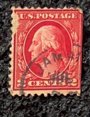 2c US George Washington Vintage Rare 1920 US 2 Cent Stamp Sc# 526 USED ...