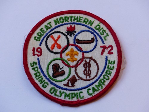 Unused 1972 Spring Olympic Camporee Great Northern District Boy Scout ...