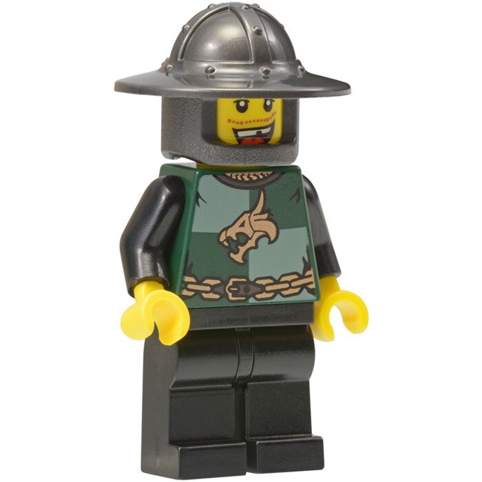 LEGO® Castle Dragon Knight Minifigure Quarters w/ Flail & Shield ...