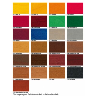 Clou Pulverbeize Wasserbeize Holzbeize Beize Hartholz Weichholz 24 ...