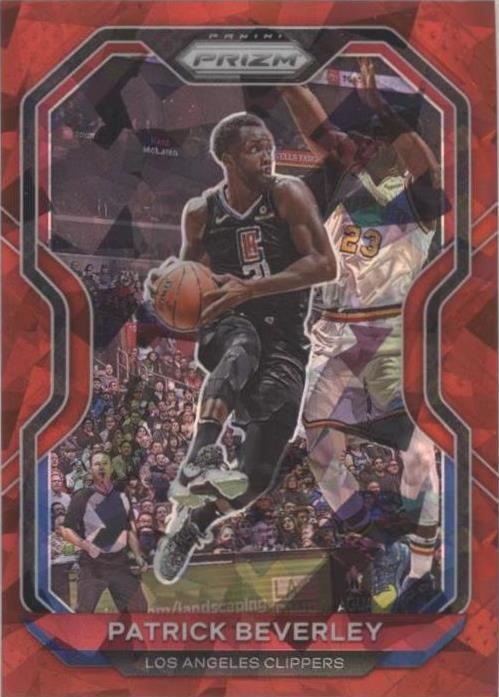2020-21 Panini Prizm - Patrick Beverley #140 Red Ice Prizm for sale ...