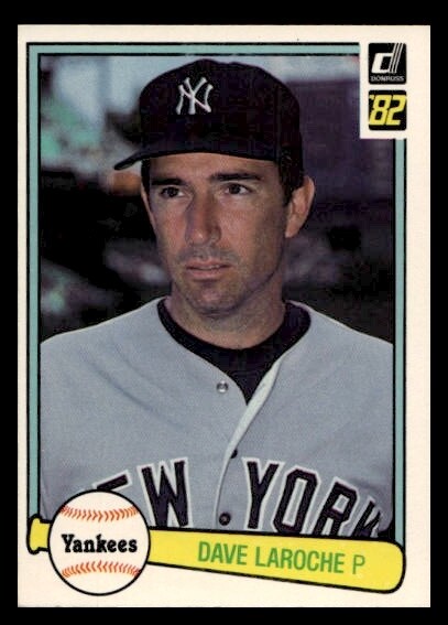 1982 Donruss #569 Dave LaRoche New York Yankees | eBay