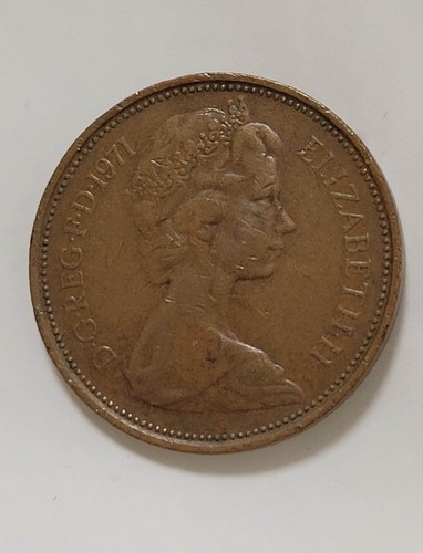 1971 NEW PENCE 2p British Elizabeth II Coin Very Rare | eBay