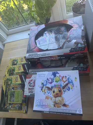 Lot of Pokémon TCG Sealed Collection. ETB, 3 pack, Booster Bundle, Ex ...