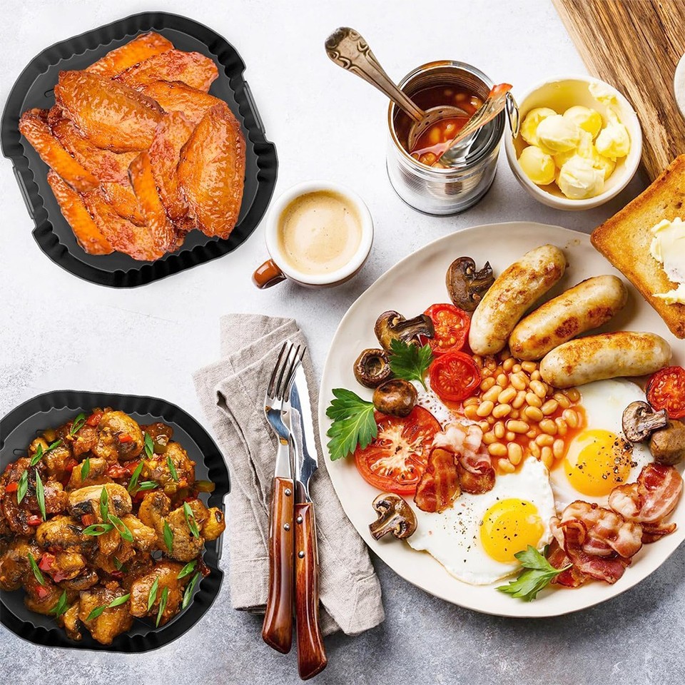 Airfryer Silikonform Heißluftfritteuse Zubehör für Philips 2000Serie 6 ...