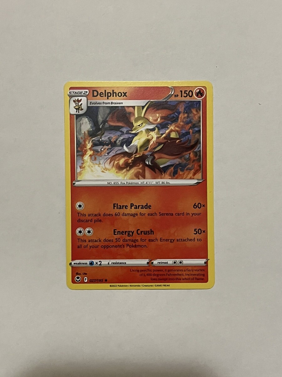 Delphox Shiny Card
