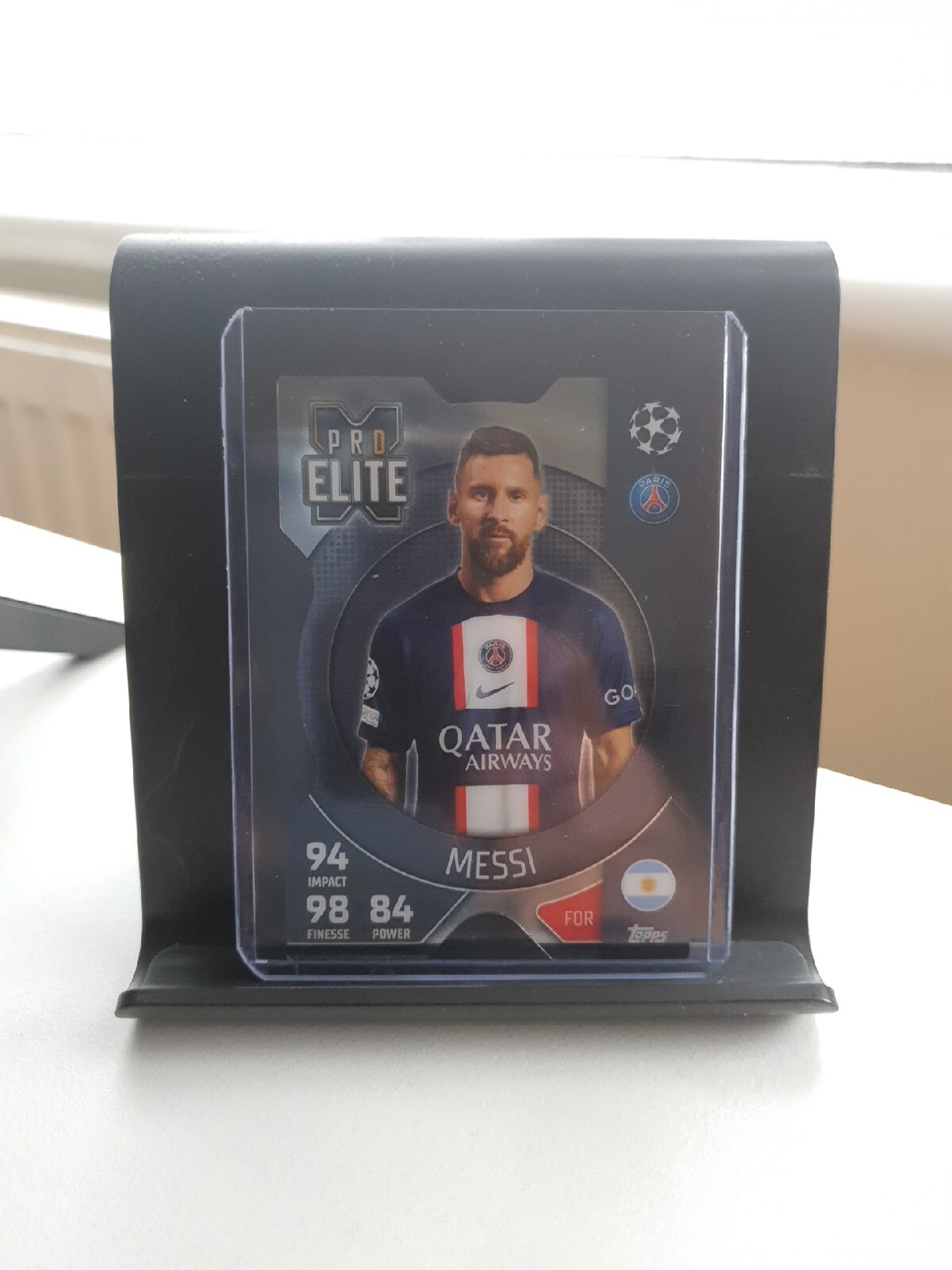 Lionel Messi Pro Elite X Chrome Shield XS 9 - Match Attax Extra 2022/23 ...