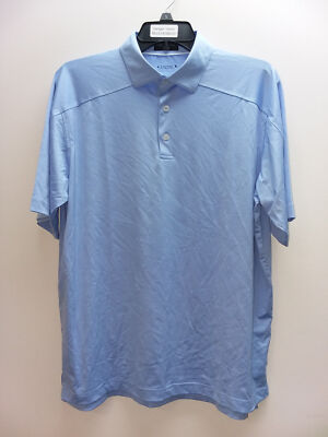 Byron Nelson Men's Performance Golf Polo Shirt, Light Blue [S] | eBay