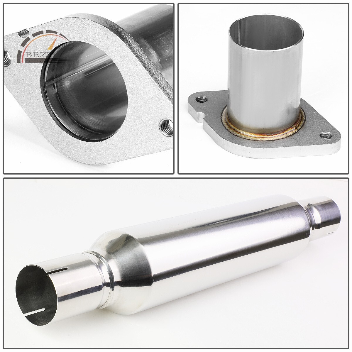 CATBACK SYSTEM KITS FOR 00-05 CHEVY MONTE CARLO 4" DUAL ROUND SLANT TIP ...