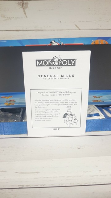 General Mills Collector's Edition Monopoly Game Hasbro 2006 Complete ...
