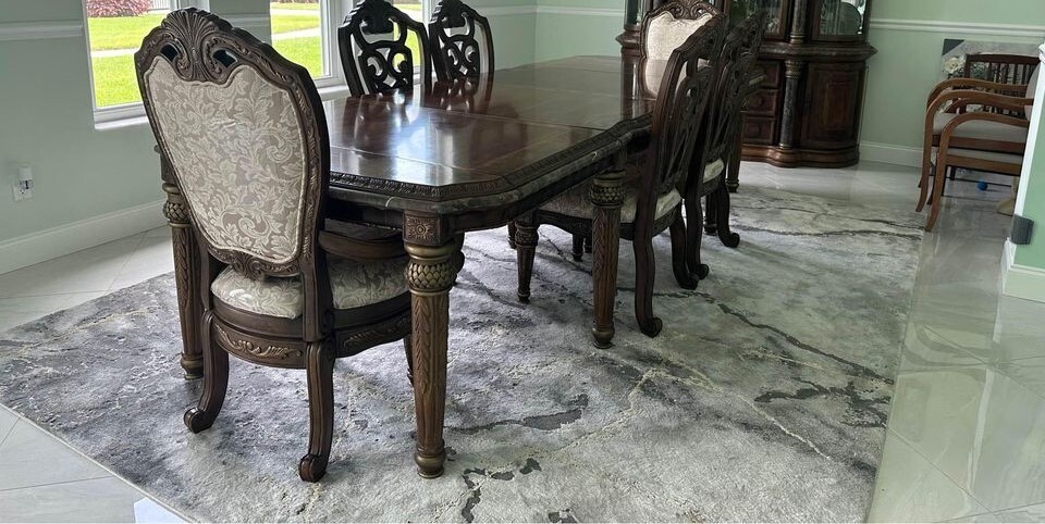 Michael Amini Dining Set AICO By Michael Amini Torino 7PC Dining Room