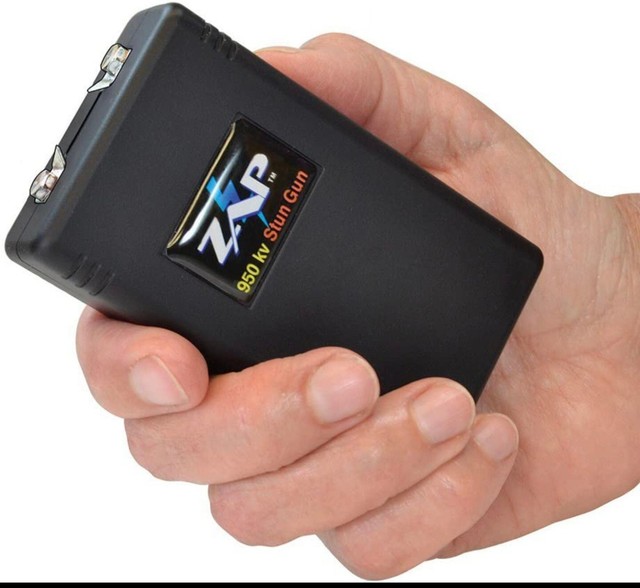 ZAP Light Rechargeable Stun Gun with Flashlight - 1 Million Volts for ...