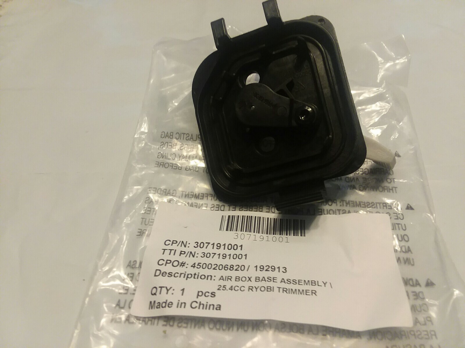 Homelite Air Filter Cover Air Filter Airbox base w/Choke Lever UT33600B ...