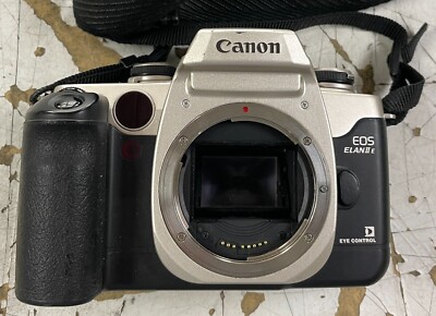 Canon EOS Elan IIe eye control focus AF 35mm film camera w/ strap | eBay